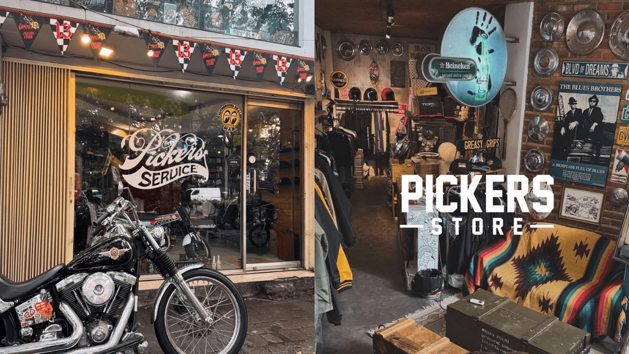 Pickers Store, Surga Fashion Motor Klasik di Bandung – KabarSunda.com